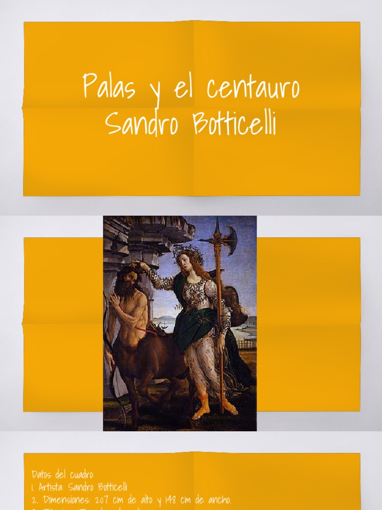 Palas y El Centauro | PDF | Pinturas
