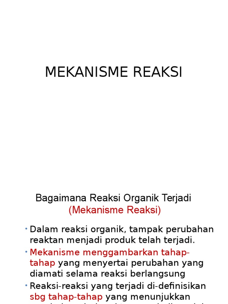 K-3-Mekanisme Reaksi-2 | PDF