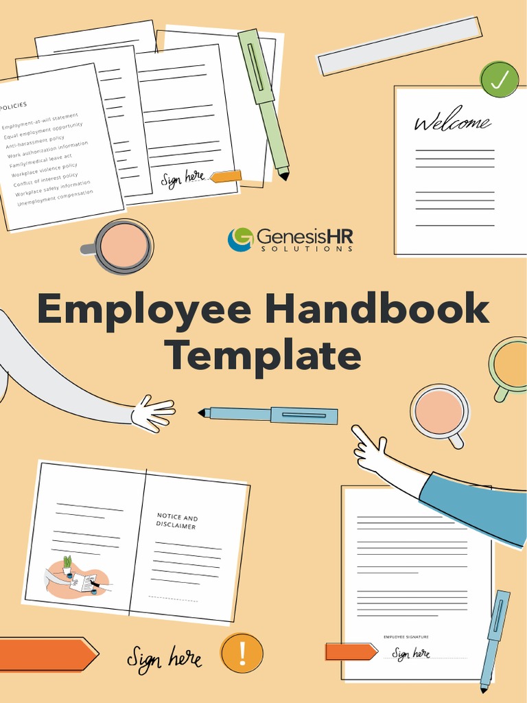 Employee Handbook Template - Genesis HR | PDF | Overtime | Employee ...