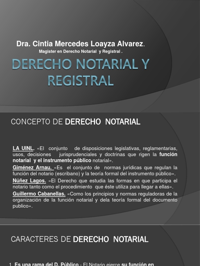 Derecho Notarial y Registral Parte 1 | PDF | Información del gobierno | Instituciones sociales