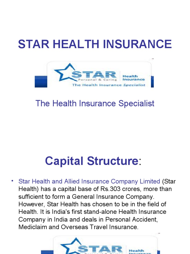 Star Health Insurance | PDF | Insurance | Health Sciences