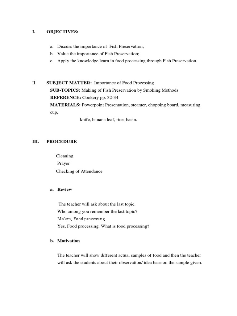 Detailed Lesson Plan 2020 | PDF