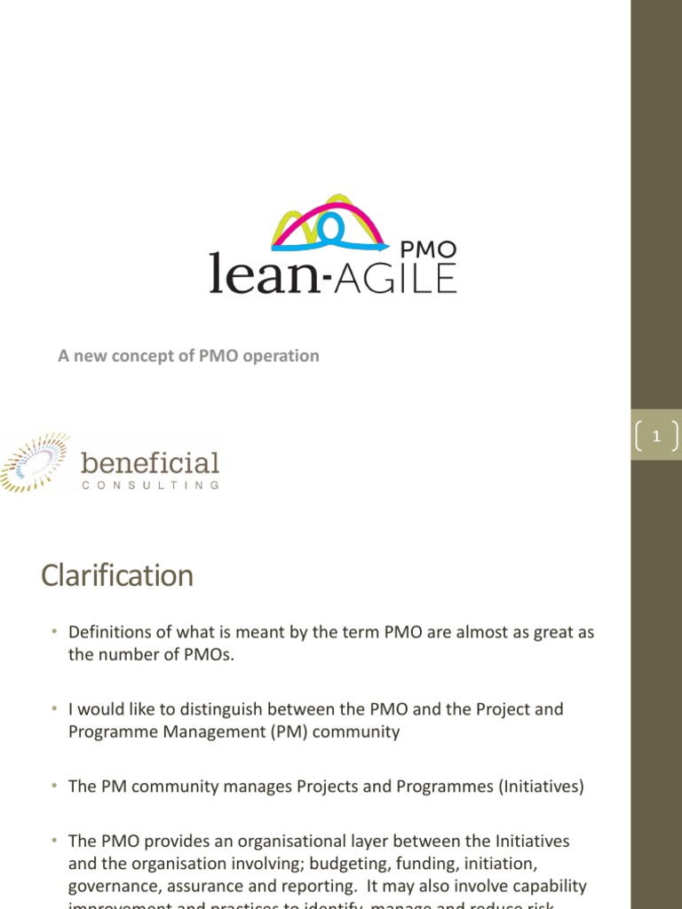 Lean Agile PMO PDF | PDF | Agile Software Development | Risk Management