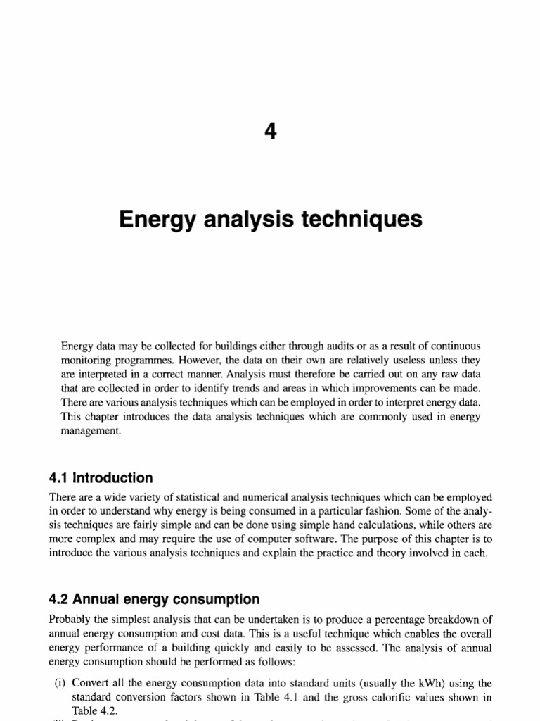 4 - Energy Analysis Techniques | PDF | Correlation And Dependence ...