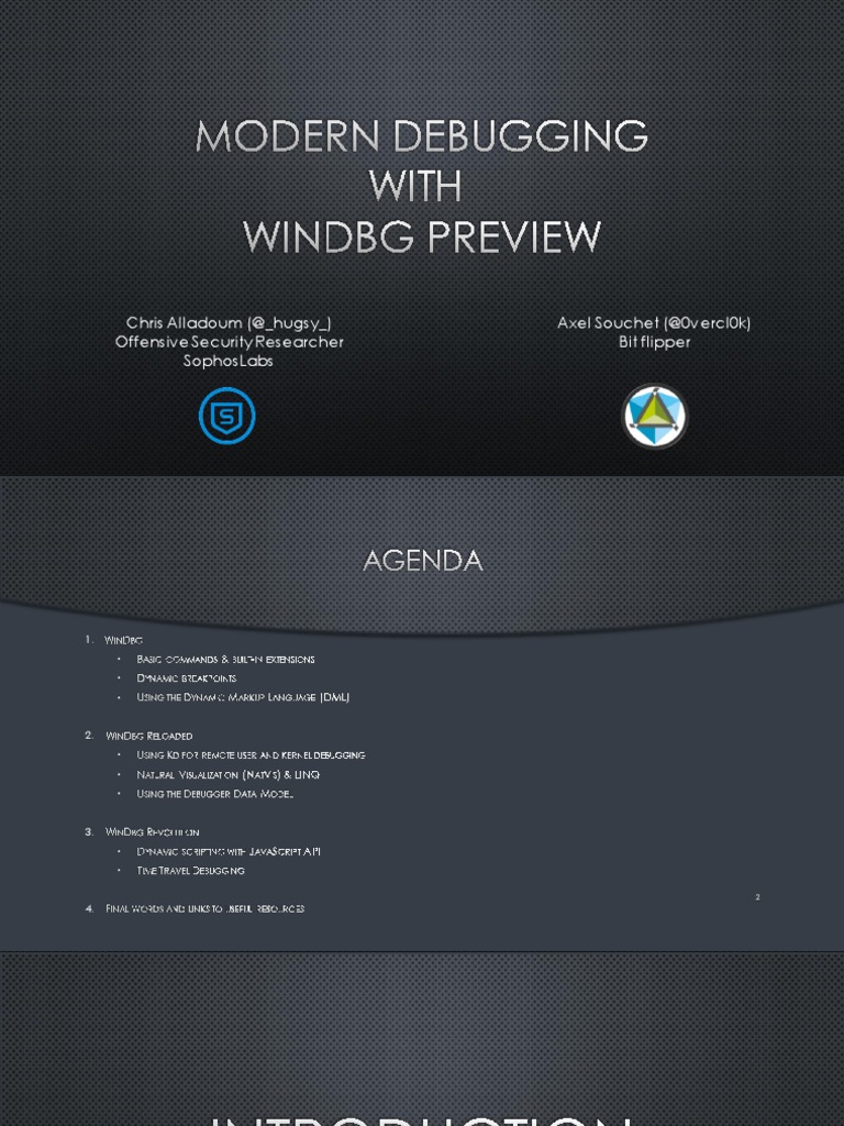 WinDbg Preview: Advanced Debugging Techniques | PDF | Transmission Control Protocol | Computer Data