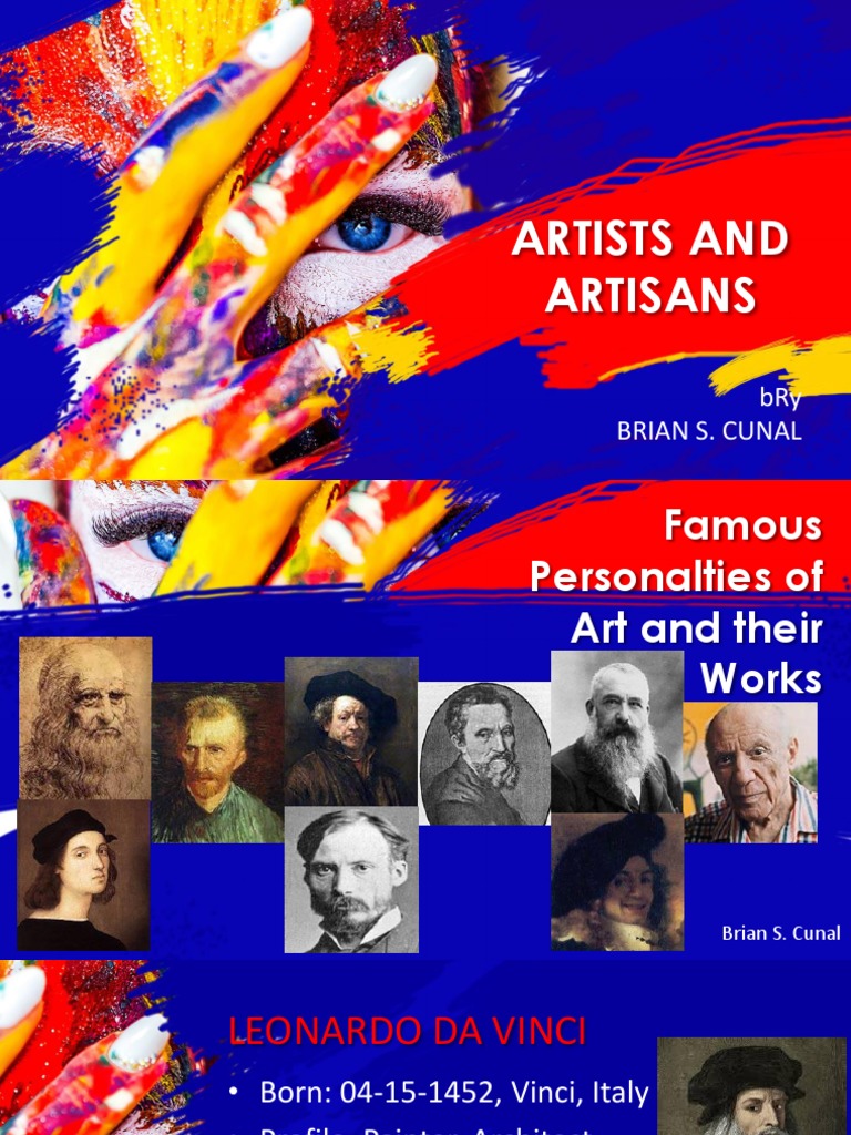 Artappreciation Artistsandartisan 190422003243 | PDF | Paintings ...