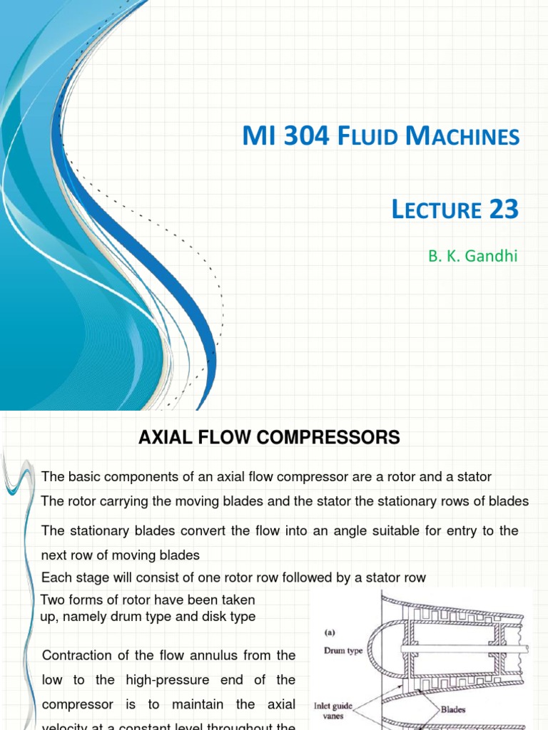 Axial Flow Compressor Design Principles | PDF | Mechanics | Gas ...