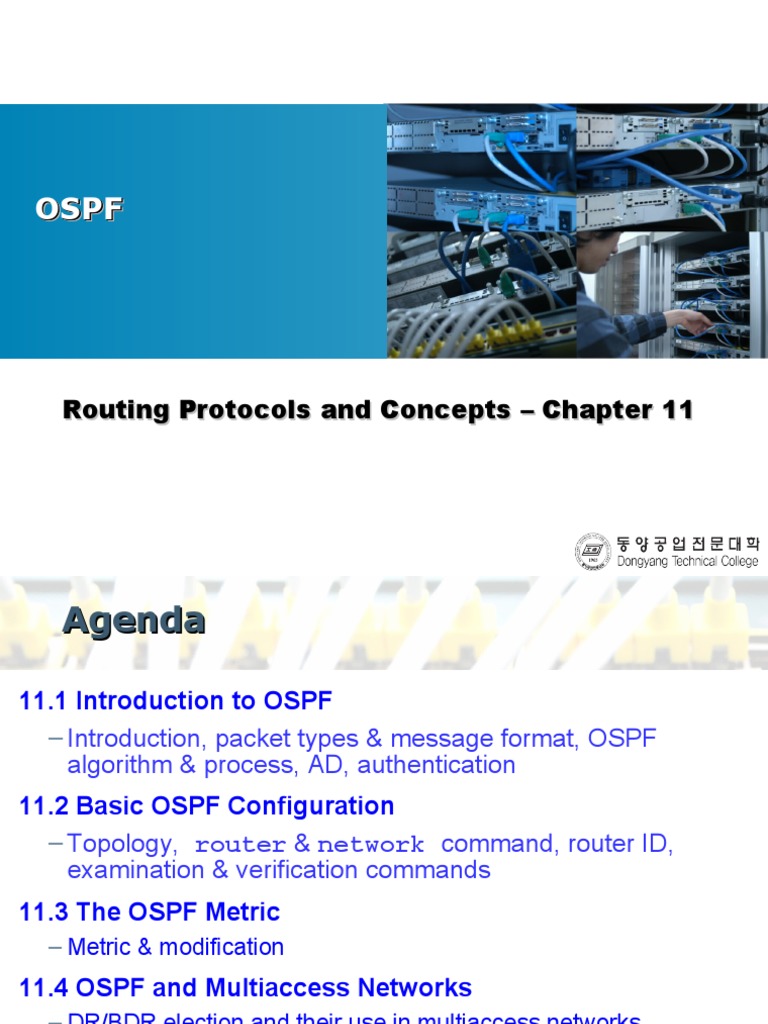 Ospf Ospf: Routing Protocols and Concepts - Chapter 11 | PDF | Computer Engineering | Networking ...