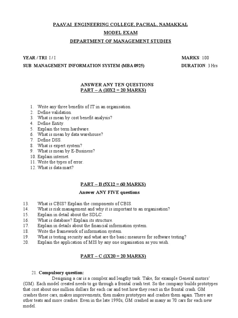 MIS Model | PDF | Computer Aided Design | General Motors