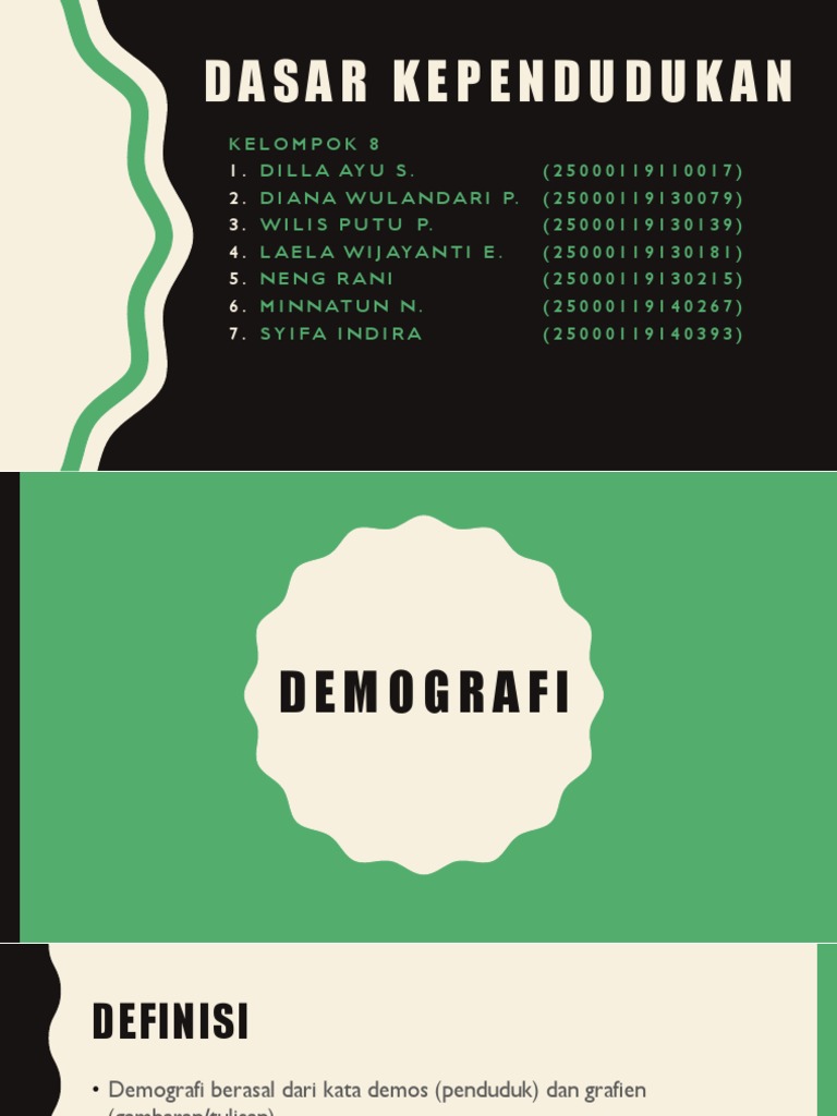 Contoh Demografi dan Data Kependudukan | PDF