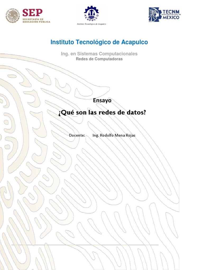 Que Son Las Redes de Datos | PDF | Red de área amplia | Red de computadoras