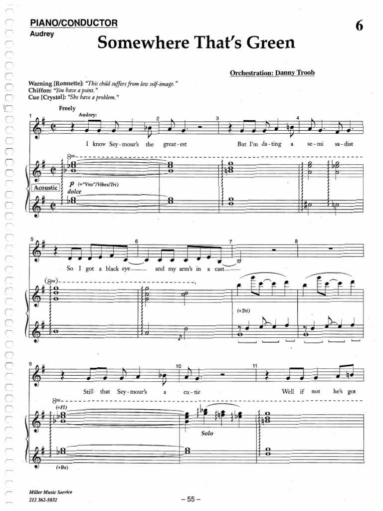 Somewhere That's Green | PDF