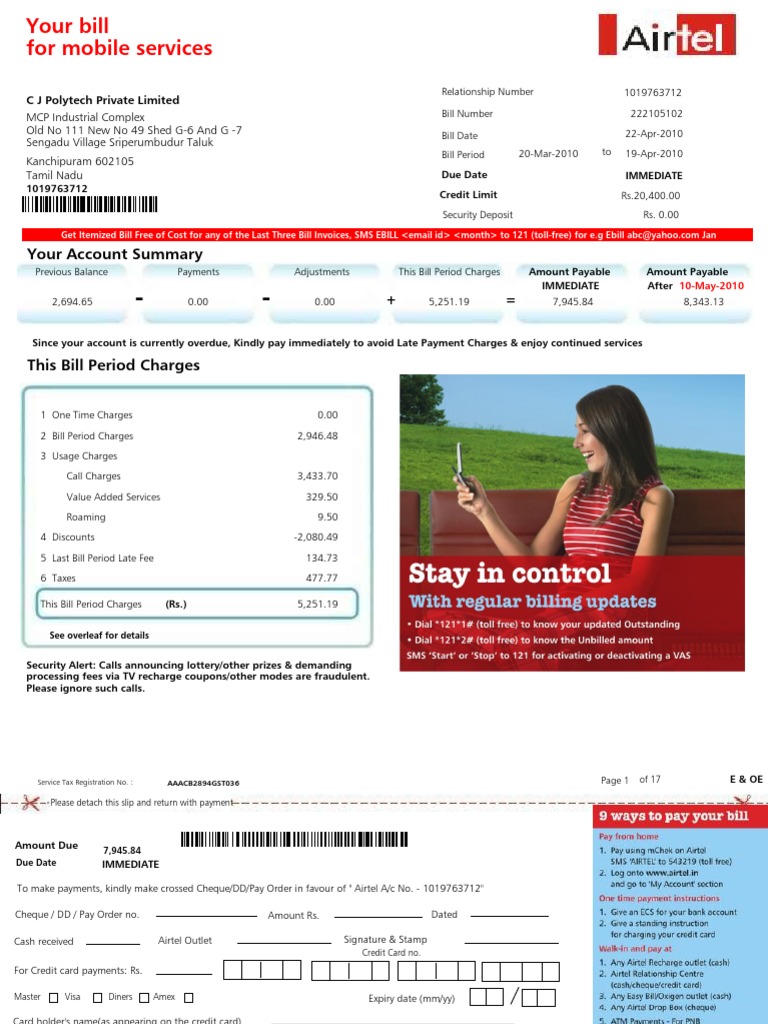 Your Account Summary | PDF | Credit Card | Roaming