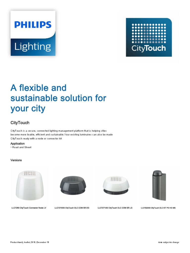 Datasheet Smart Lighting | PDF