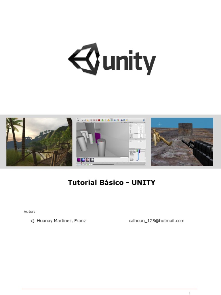 Tutorial Unity3D | PDF | Unidad (motor de juego) | Script Java