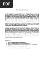 Ang Alamat NG Paru Paro. | PDF