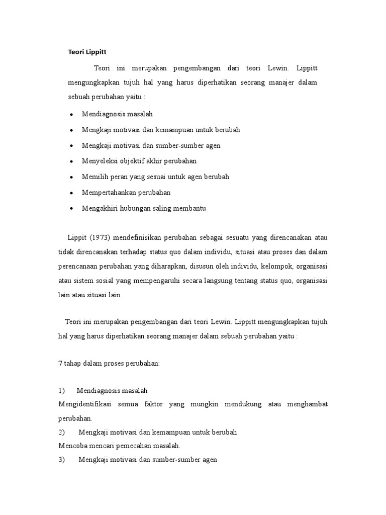 Teori Lippit | PDF