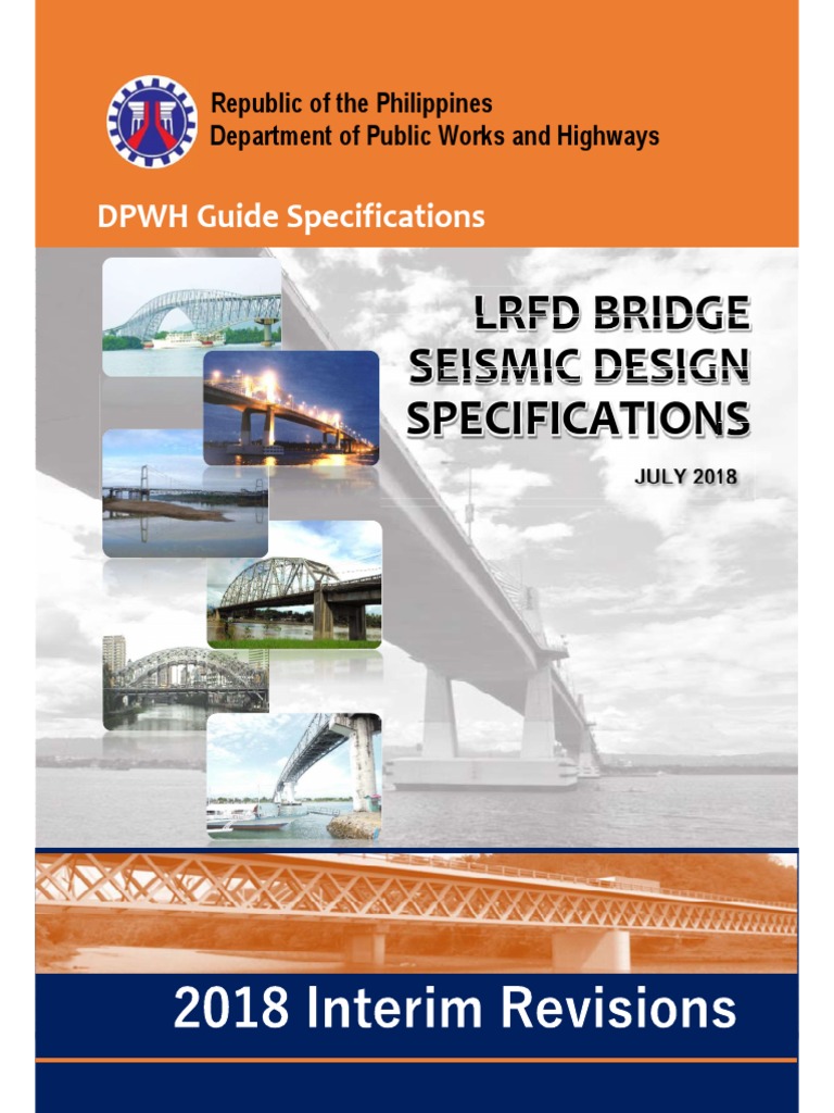 2019 DPWH LRFD Seismic Bridge Specs | PDF | Structural Load | Seismology