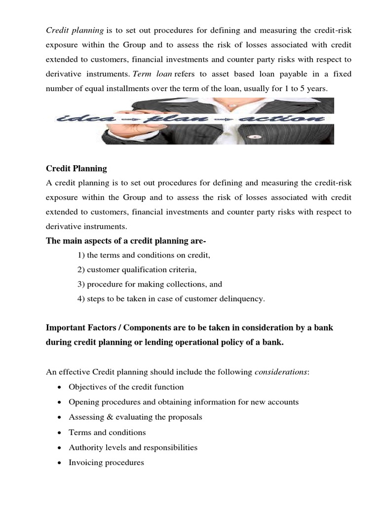 Credit Planning | PDF | Loans | Interest