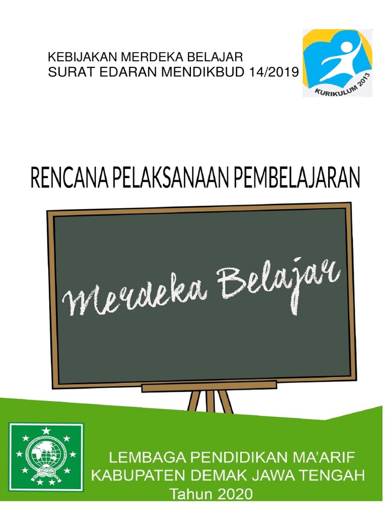 Contoh RPP 1 LEMBAR | PDF