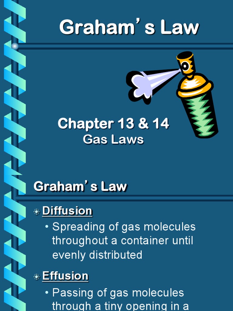 Grahams Law PDF | Download Free PDF | Gases | Transparent Materials