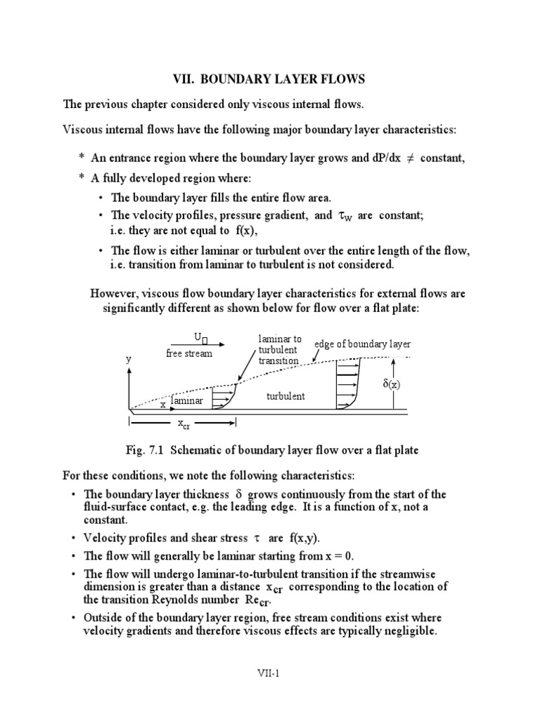 Boundary Layer | PDF | Boundary Layer | Fluid Dynamics
