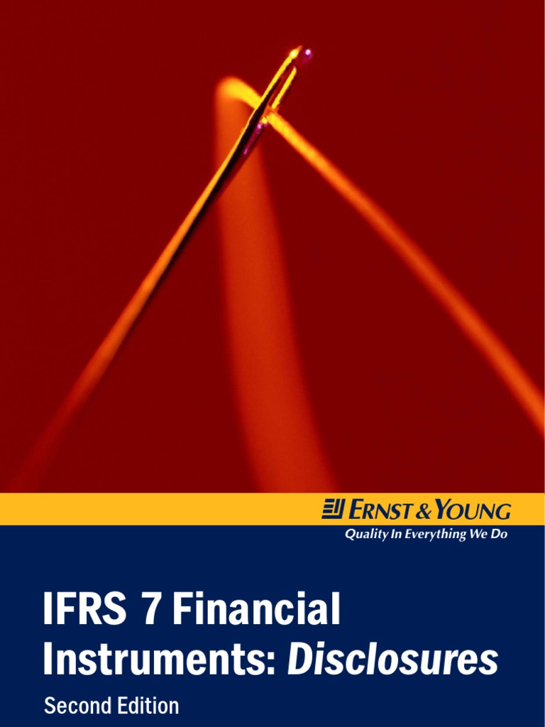 IFRS 7 Financial Instruments: Disclosures: Second Edition | PDF ...