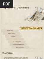 Materi ARSITEKTUR MESIR KUNO DAN MESOPOTAMIA | PDF | Ilmu Sosial