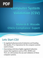 Gamp5 Categories & Validation Deliverables | PDF
