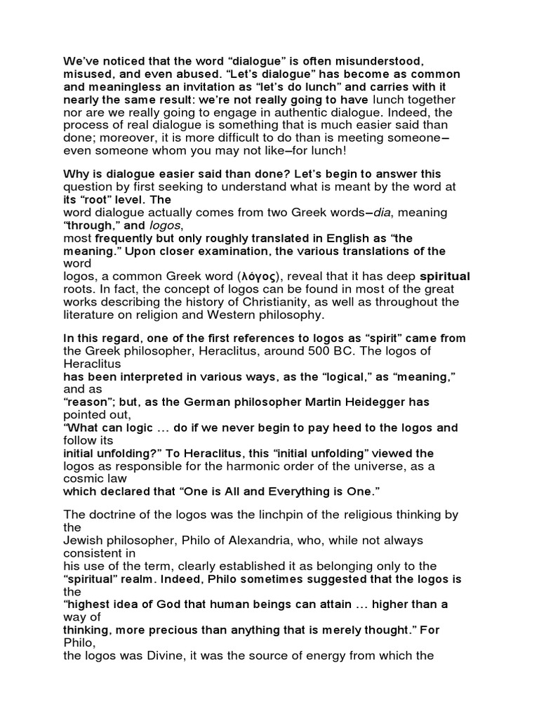 Authentic Dialogue | PDF