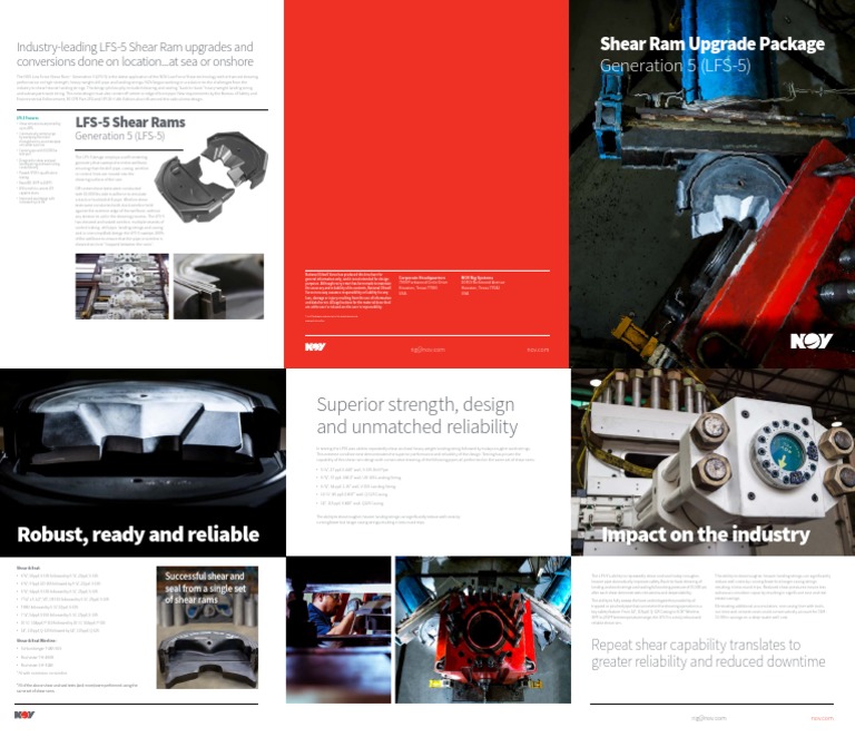 LFS5 Shear Ram Upgrade Brochure | PDF