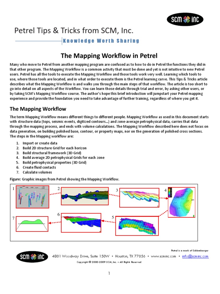 SCM Mapping Workflow Feb 09 | PDF | Contour Line | Version Control
