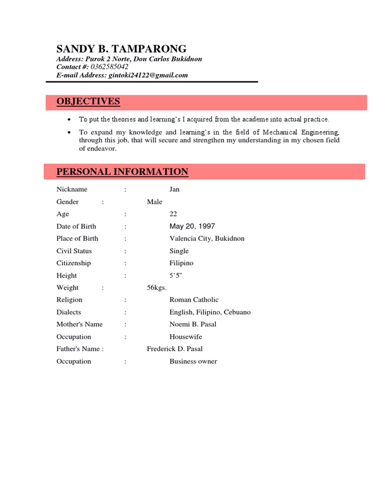 OJT-Resume-and-App-Sandy Saint1.0 | PDF