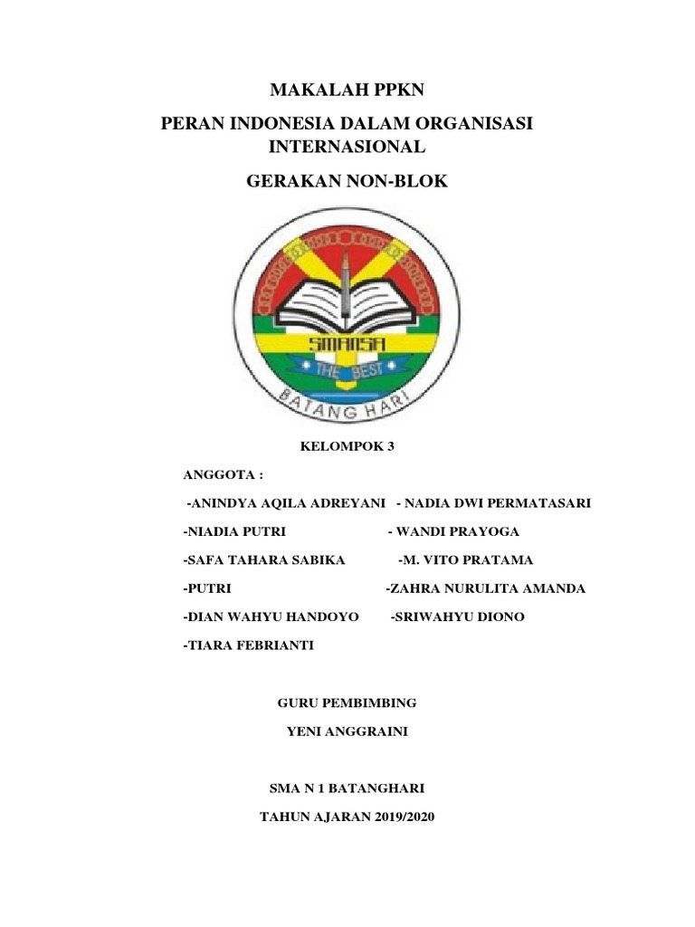 Peran Indonesia di GNB | PDF