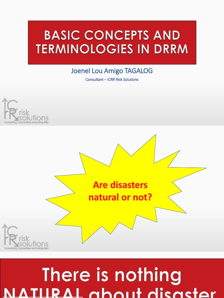 DRRM Youth Camp - Intro To Basic Concepts | PDF