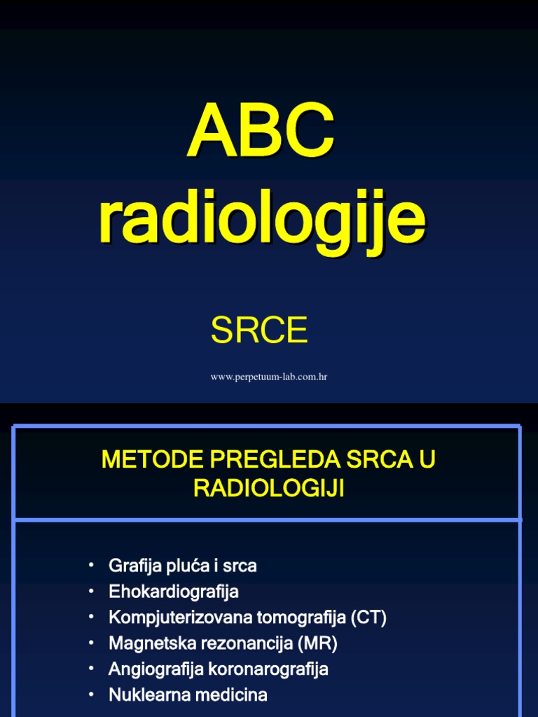 Radiologija Srca | PDF