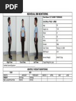 BCP Evaluation Form Guidelines for Marines | PDF | Obesity | Wellness