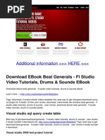 FL Studio 20 Reference Manual | PDF | Synthesizer | Sound Technology