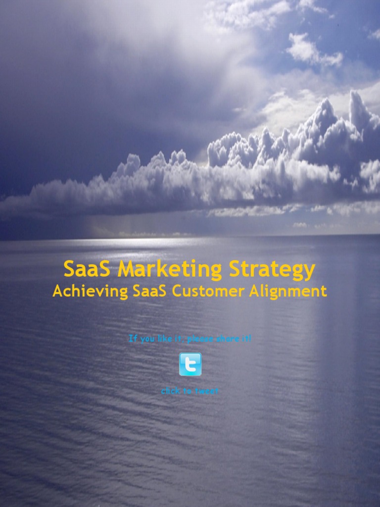 Saas Marketing Strategy Saas Customer Alignment | PDF