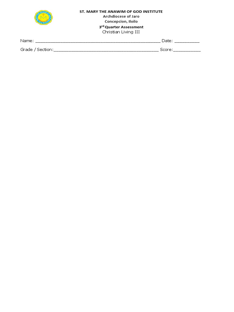 Grade 3 3rd Quarter | PDF