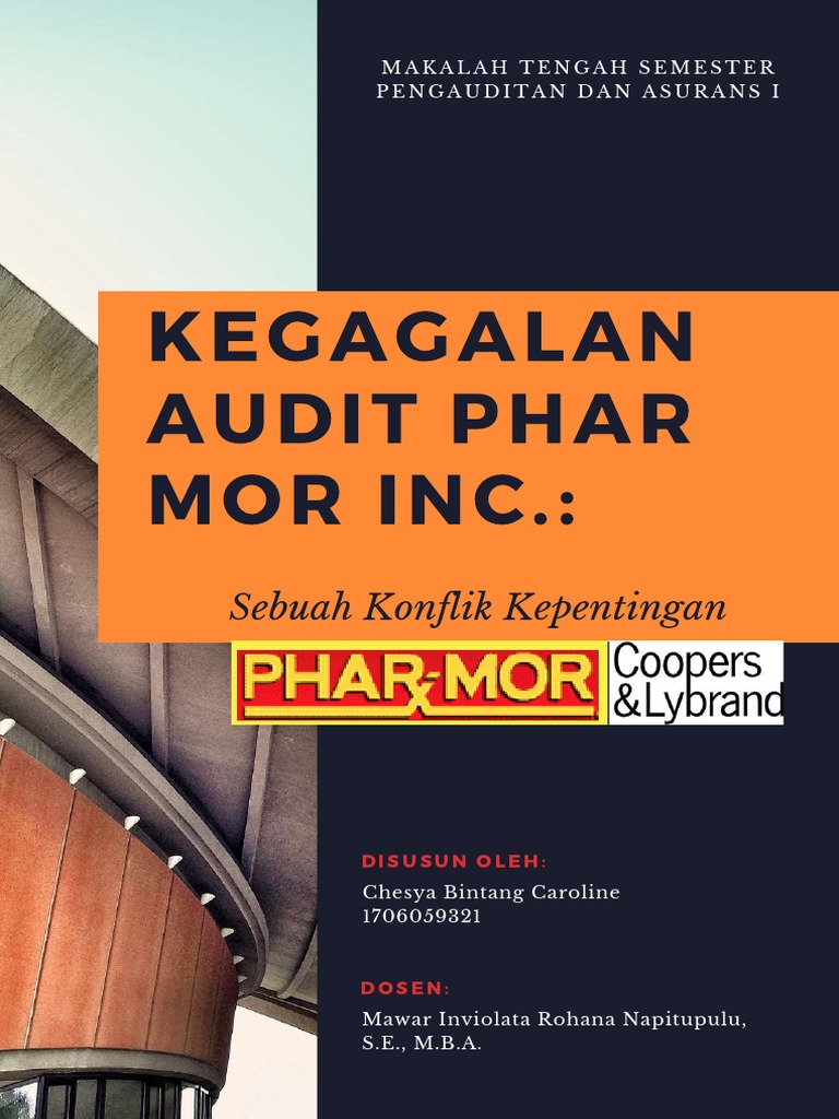 Kegagalan Audit - Phar Mor Inc. | PDF