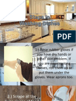 Dishwashing SOP for Kitchen Hygiene | PDF | Dishwasher