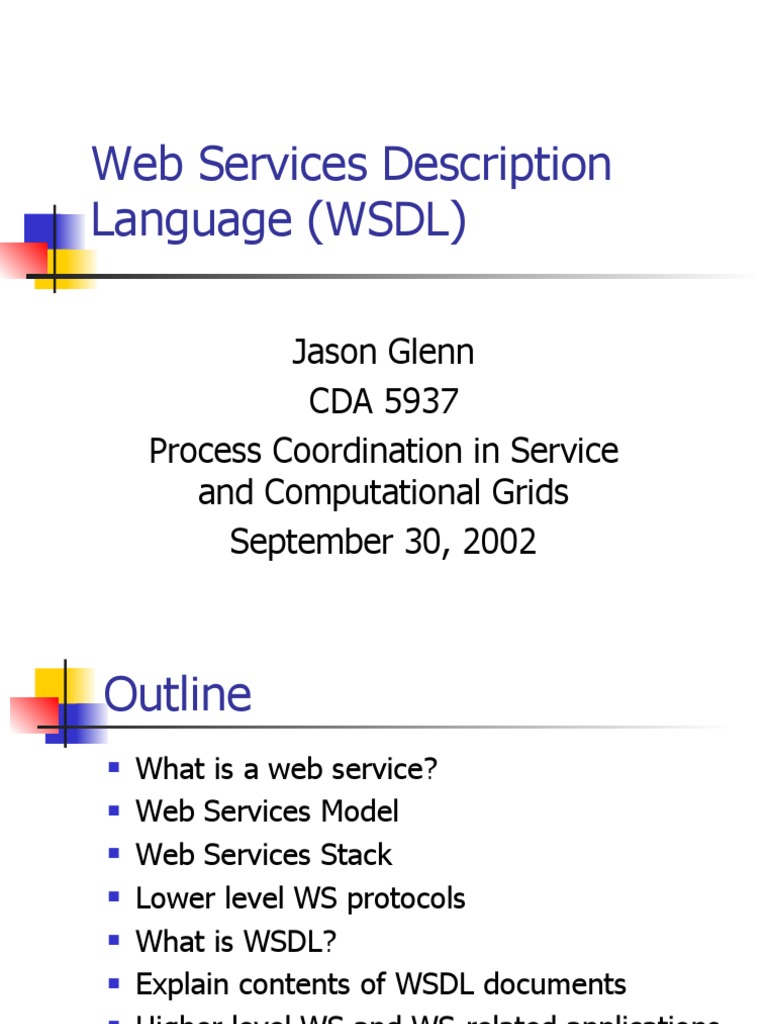Web Services Description Language (WSDL) | PDF | Web Service | Graphemes