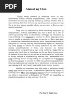 Alamat NG Araw, Buwan at Mga Bituin | PDF