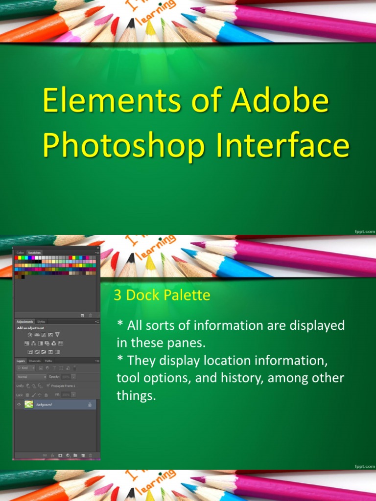 An Overview of the Key Interface Elements in Adobe Photoshop | PDF