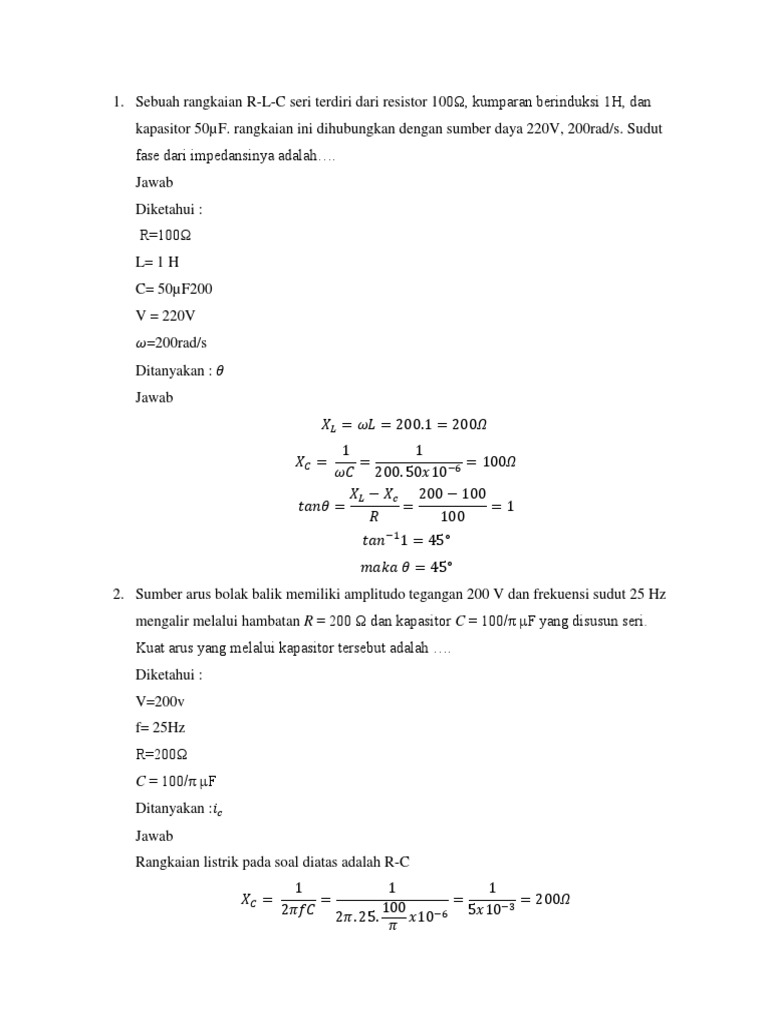 Soal RLC | PDF