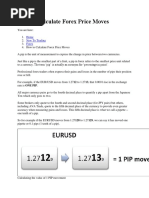 Percentage in Point (PIP) : Meaning | PDF | Euro | Exchange Rate