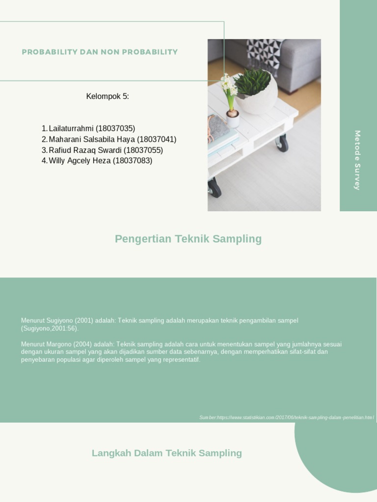 Kel.5 Teknik Sampling PDF | PDF