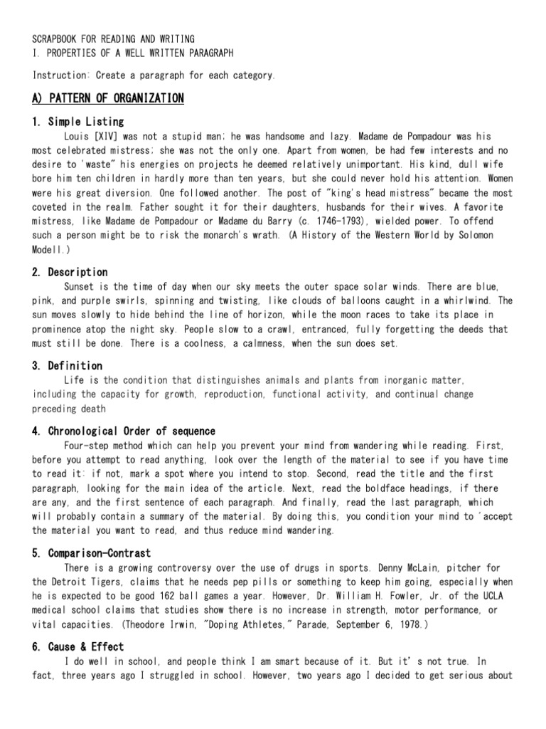 Scrapbook For Reading and Writing | PDF