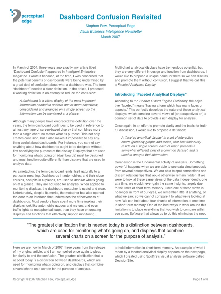 Dboard Confusion Revisited | PDF